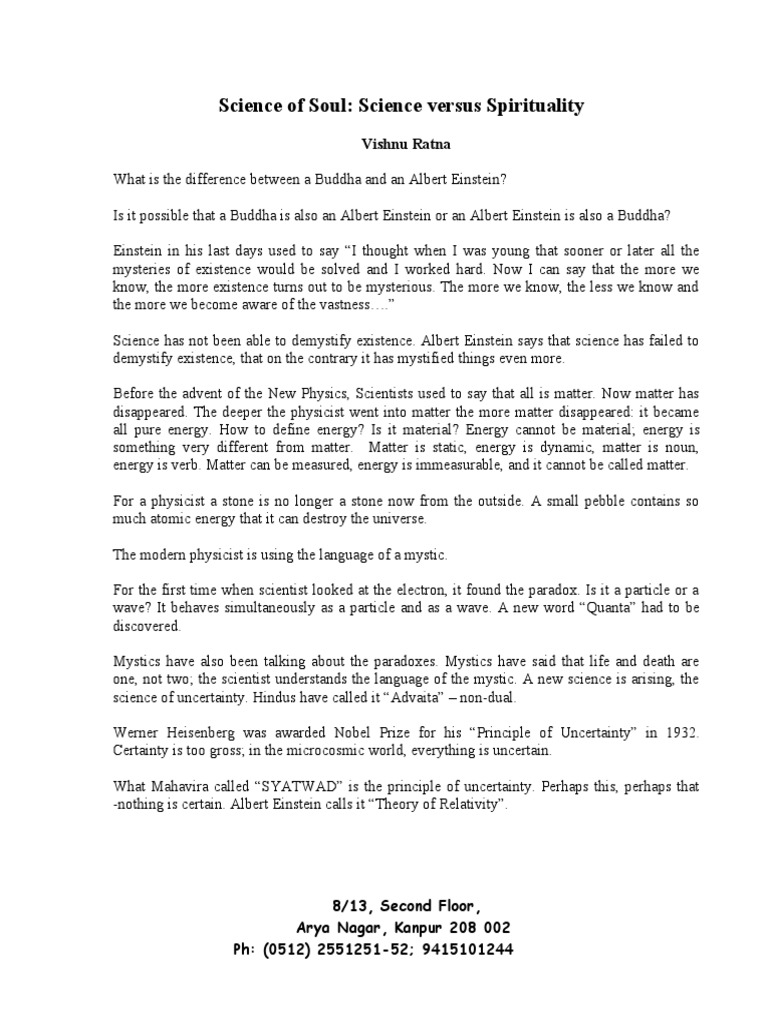 Science of Soul | PDF | Mind | Soul