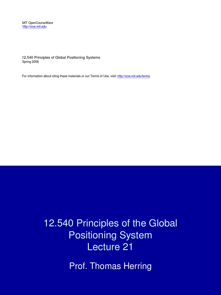 21.GPS Groups, IGS | Download Free PDF | Information Science | Geodesy
