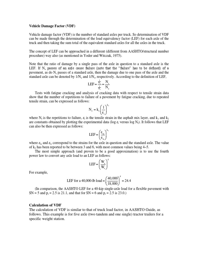 Vehicle Damage Factor | PDF | Semi Trailer Truck | Truck