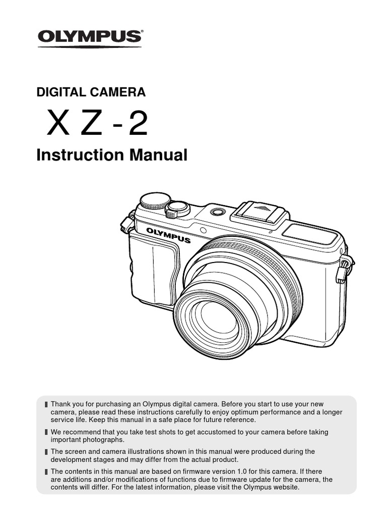 Instruction Manual: Digital Camera | PDF | Exposure (Photography ...
