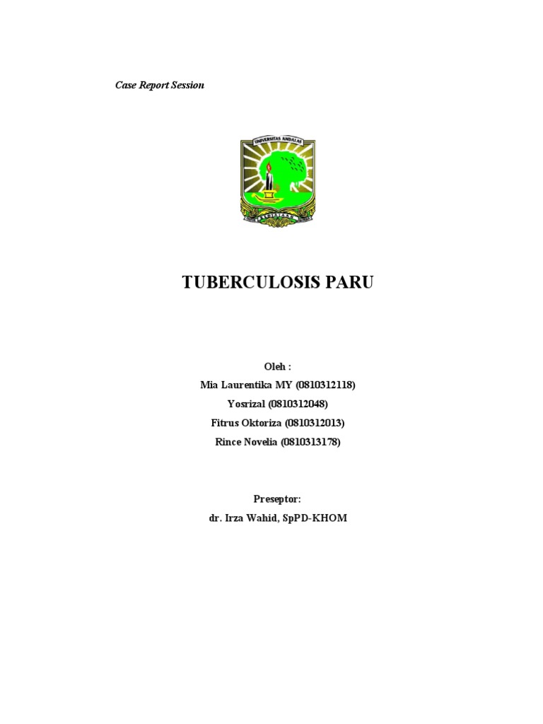 CRS TB Paru Yang Akan Diprint | PDF