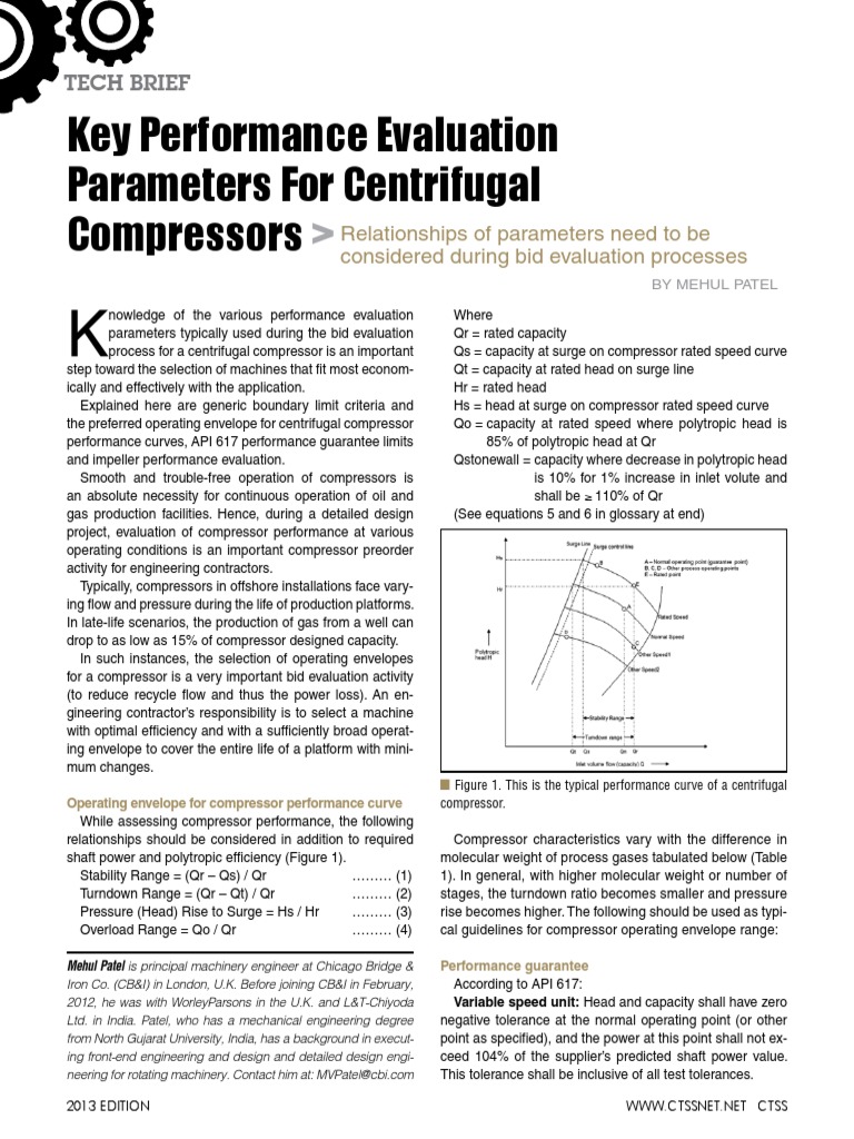 TB KeyPerformanceEvaluation PDF | PDF | Gas Compressor | Gases