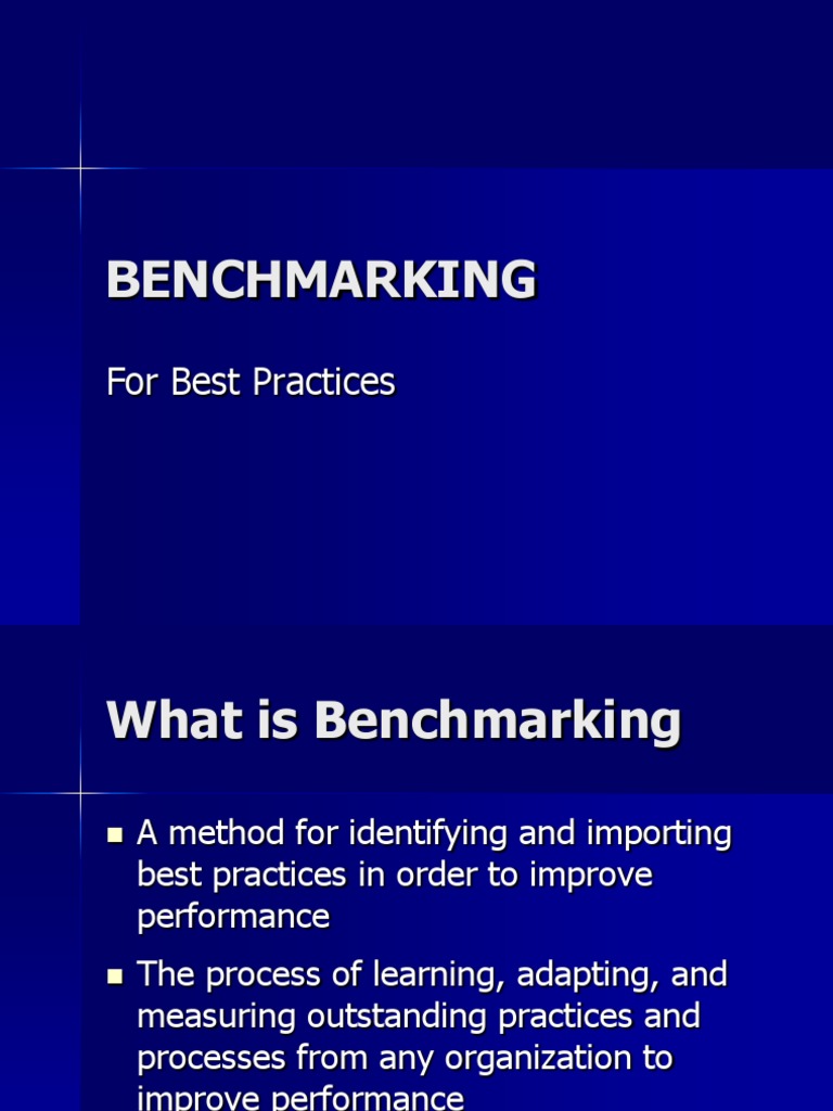 benchmarking.ppt | Benchmarking | Accountability