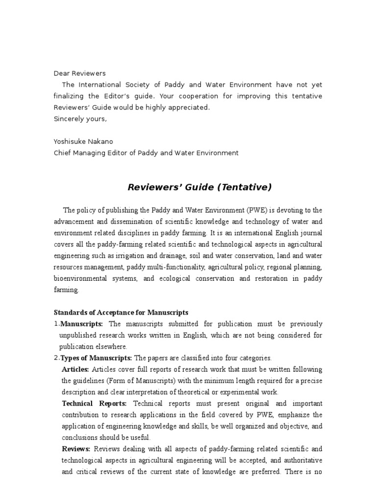 Reviewers' Guide (Tentative) | PDF | Data | Abstract (Summary)