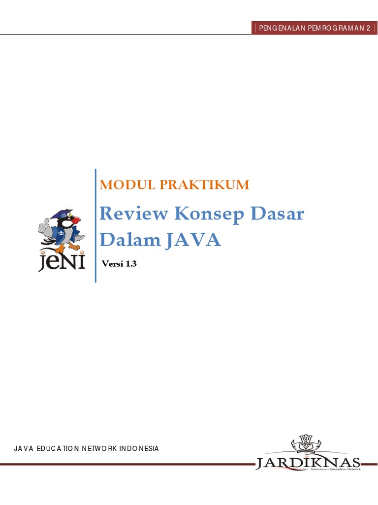 2.1 Review Konsep Dasar Java | PDF | Karier & Perkembangan