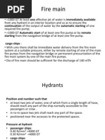 Fire Main System Overview for Ships | PDF | Ships | Tonnage