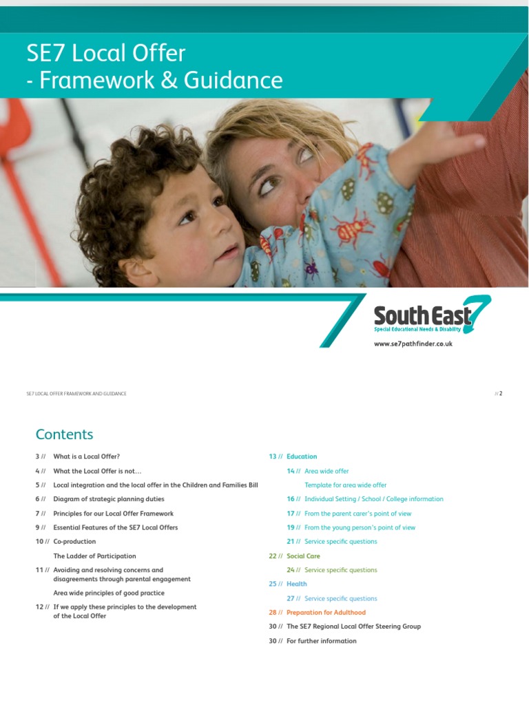 SE7 Local Offer Framework FINAL PDF | PDF | Special Education ...