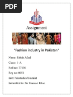Research Proposal For MGT382 | PDF | Textiles | Clothing