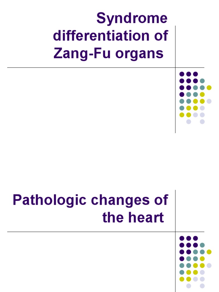 Syndrome Differentiation of Zang-Fu Organs | PDF | Spleen | Heart
