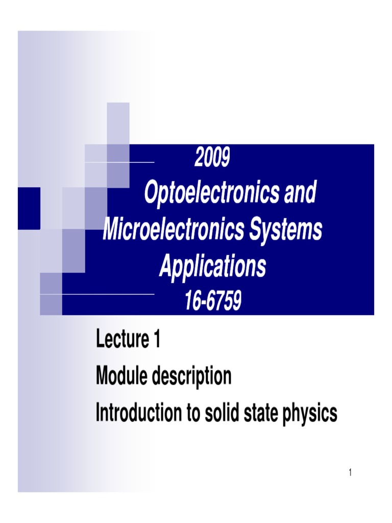Introduction To Solid State Physics PDF | PDF | Chemical Bond | Atomic ...