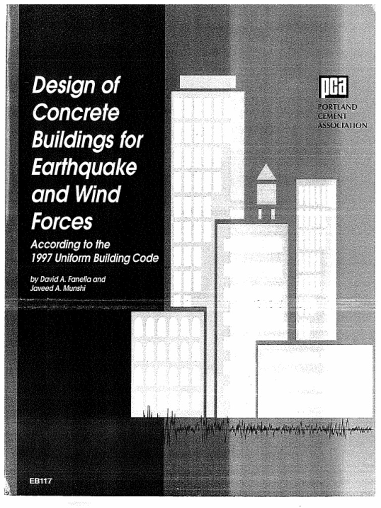 Design of Concrete Buildings For Earthquake and Wind Forces UBC 1997 | PDF