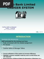Cashier Training Manual | PDF | Cheque | Receipt