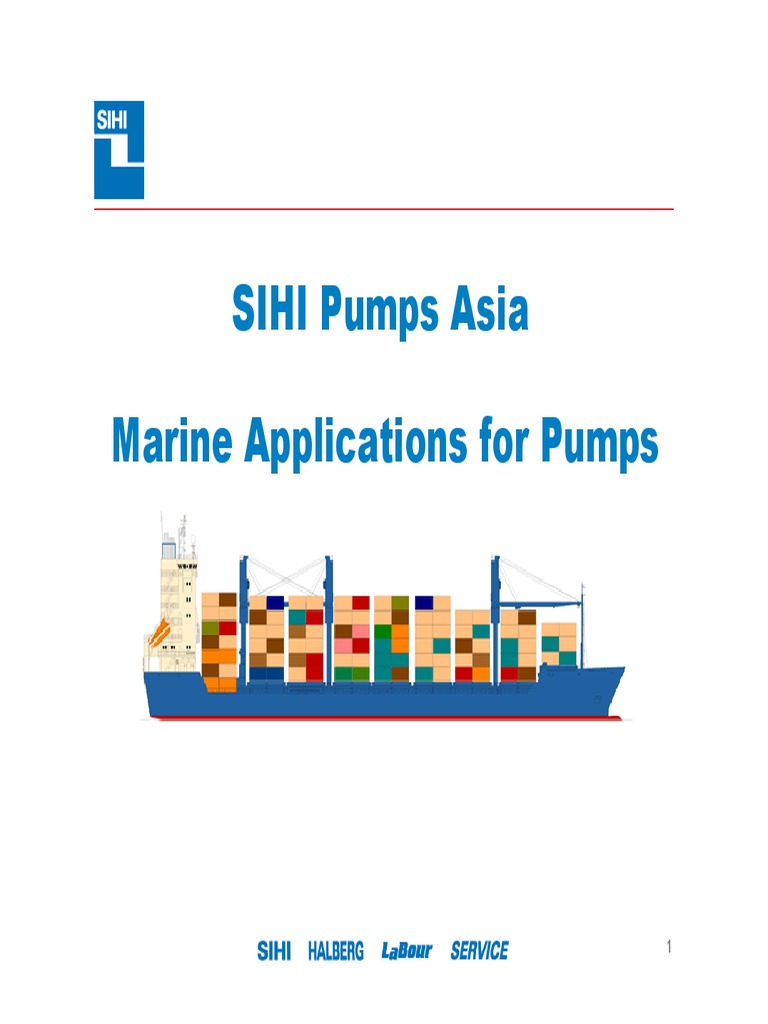 SIHI Pumps Asia Marine Applications PDF | PDF | Pump | Air Conditioning