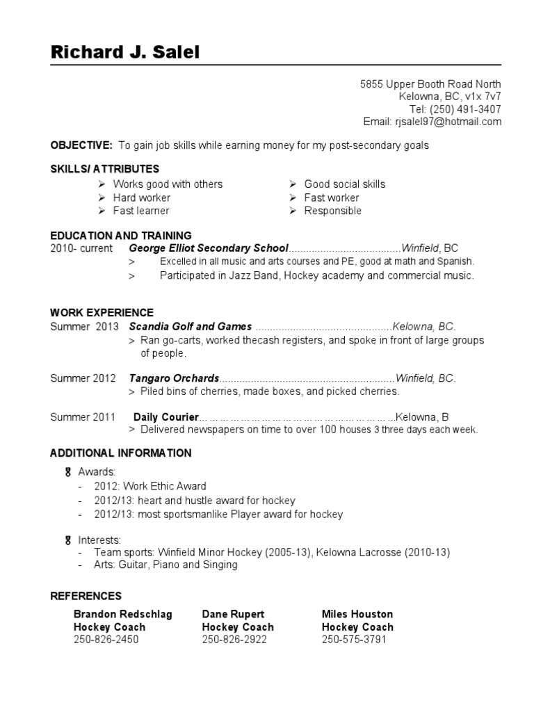 Richard J. Salel Resume Overview | PDF | Art