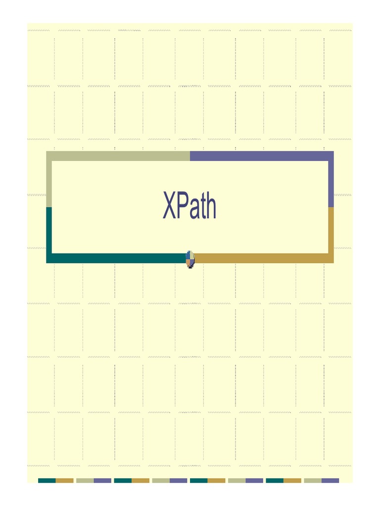 XPath | PDF | X camino | Persistencia