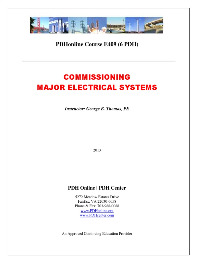 Commissioning Major Electrical Equiments | PDF | Capacitor | Insulator ...