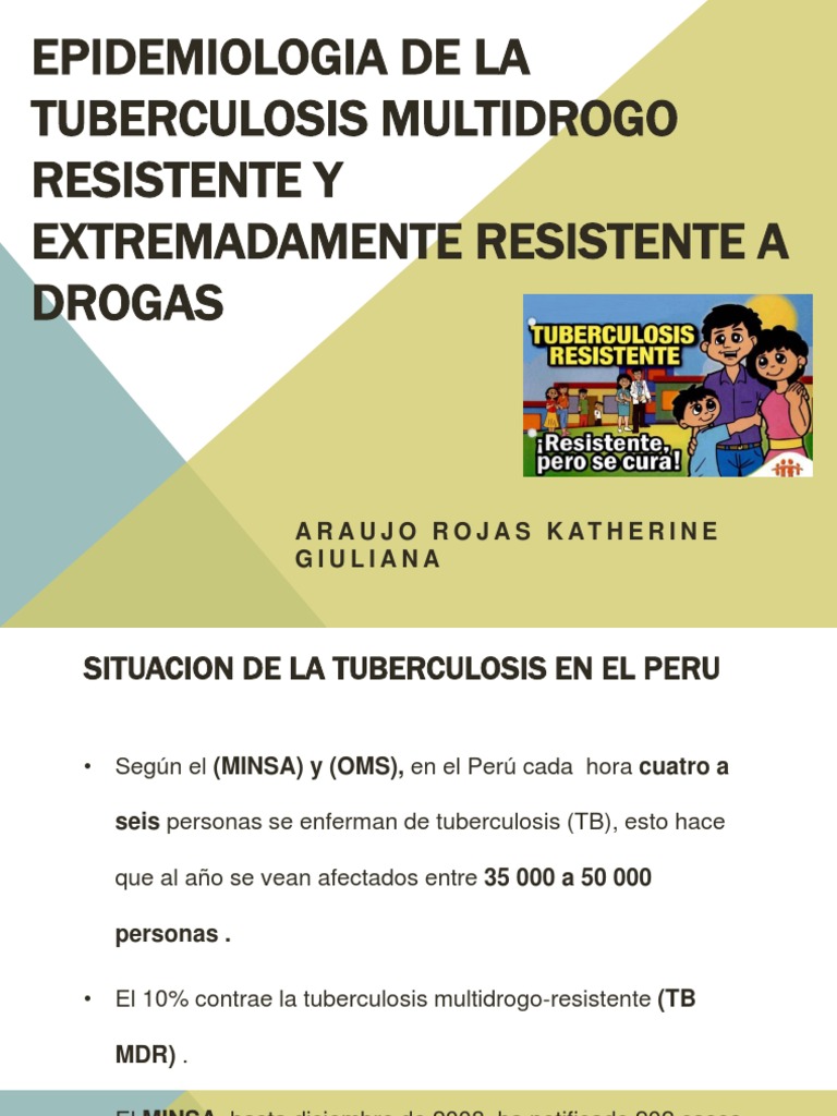 Epidemiologia de La Tuberculosis Multidrogo Resistente y | PDF