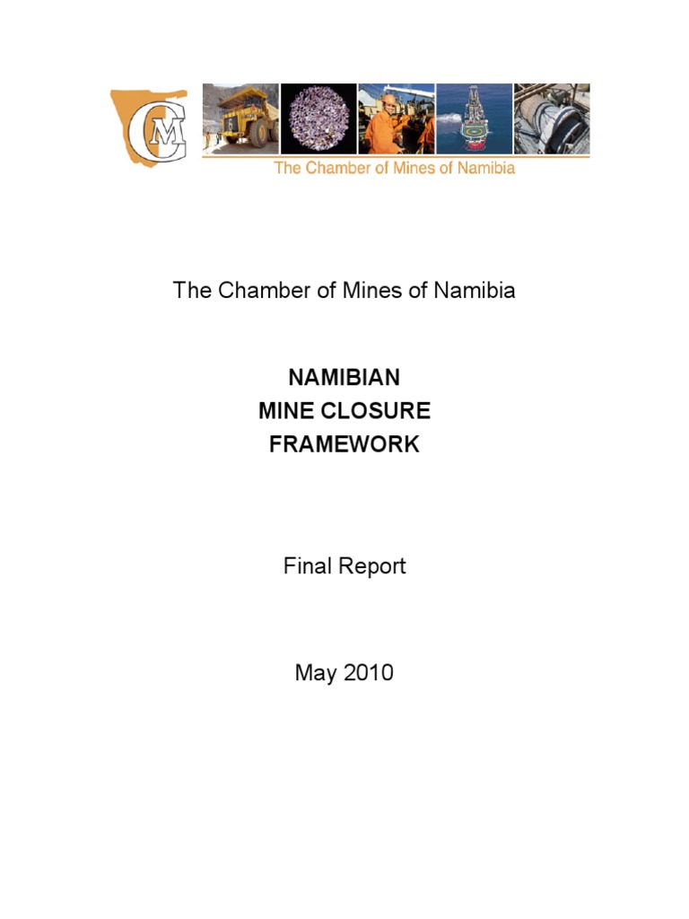 Mine Closure Framework | PDF | Mining | Environmental Impact Assessment