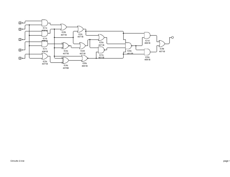 IC1a 4081B IC2b 4071B IC2c 4071B IC1d 4081B IC5b 4071B: Circuito 2.lvw ...
