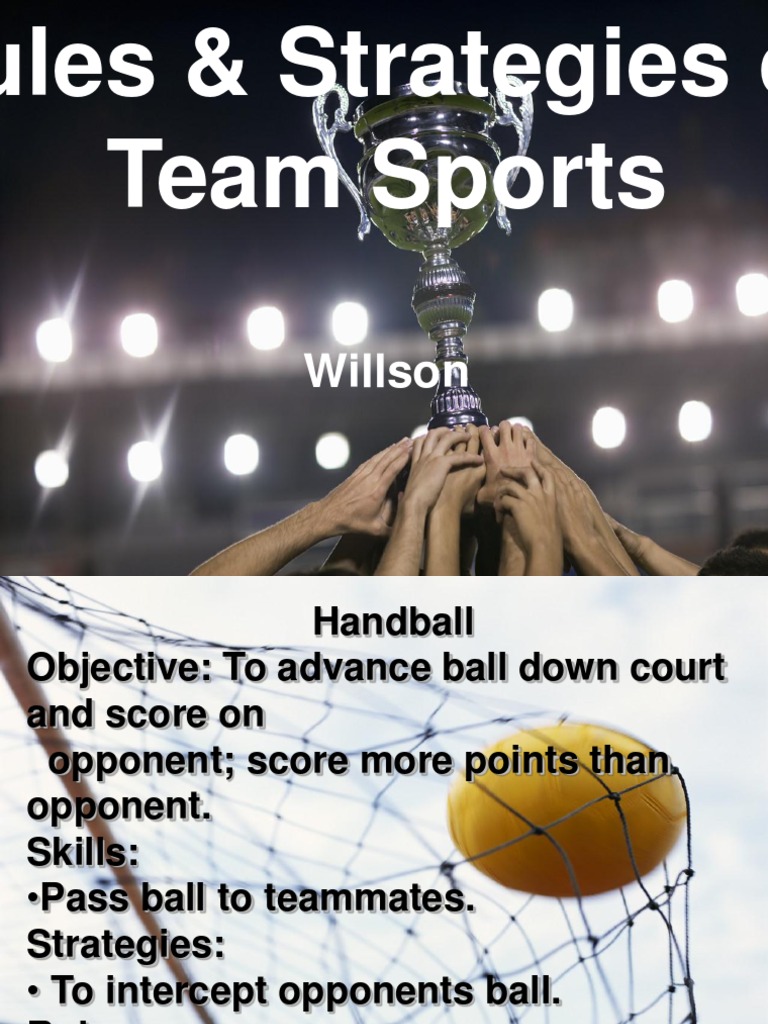 Team Sports Rules and Strategies | PDF | Volleyball | Sports Rules And ...