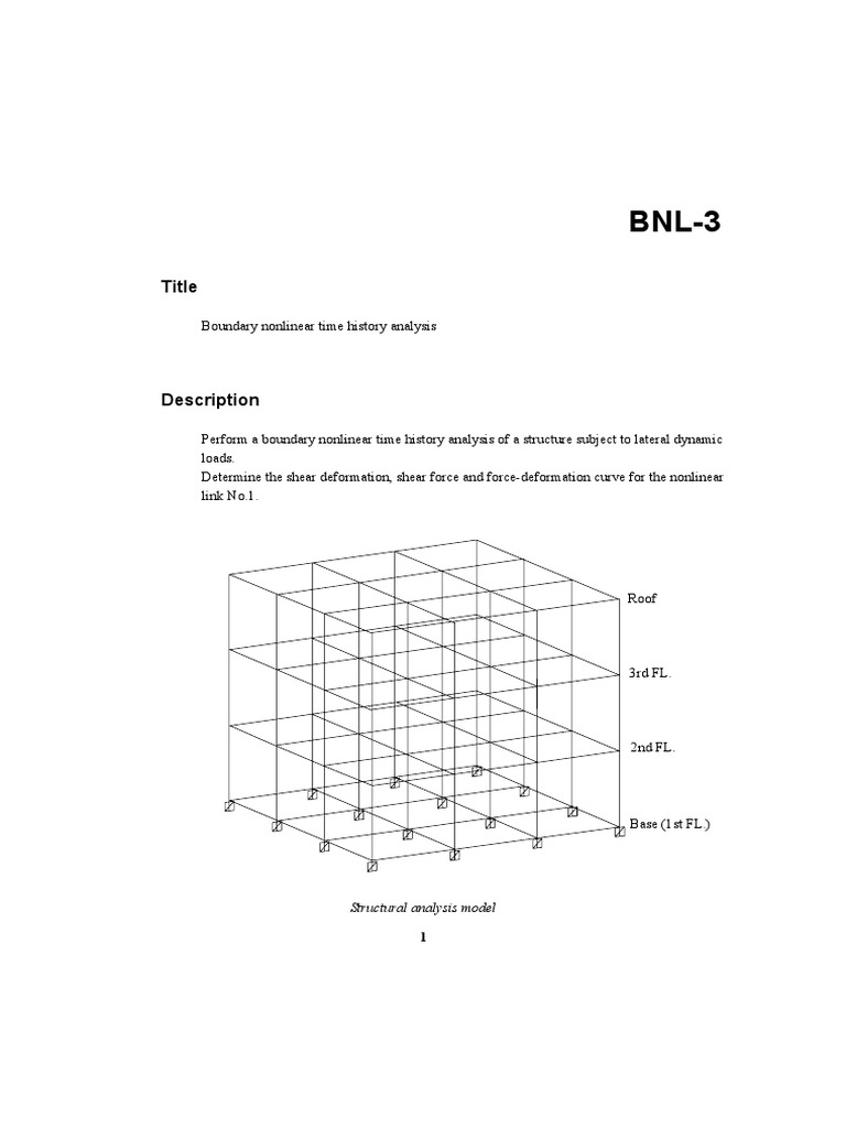 Title: Structural Analysis Model | PDF