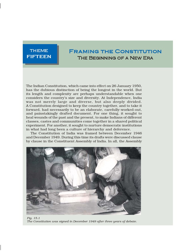 India's Constitution: A New Era | PDF | Jawaharlal Nehru | British Raj