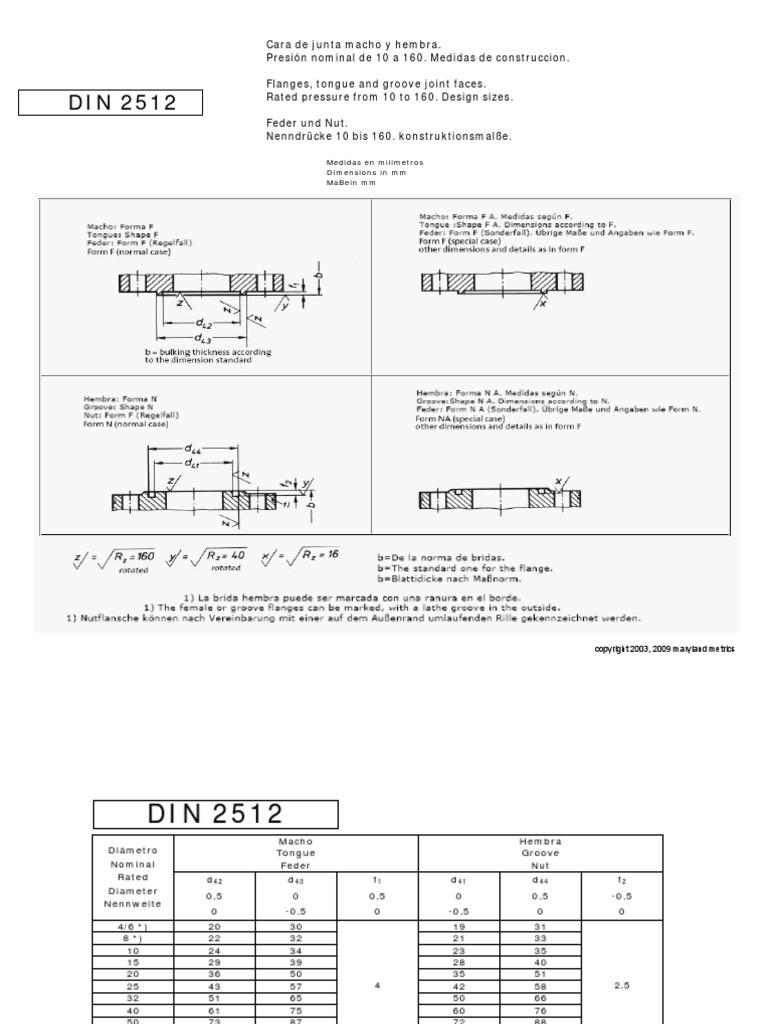 Flange Din 2512 | PDF