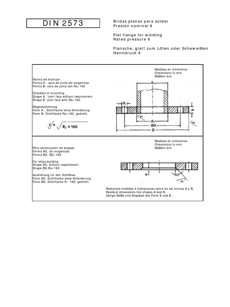 Flange Din 2573 | PDF