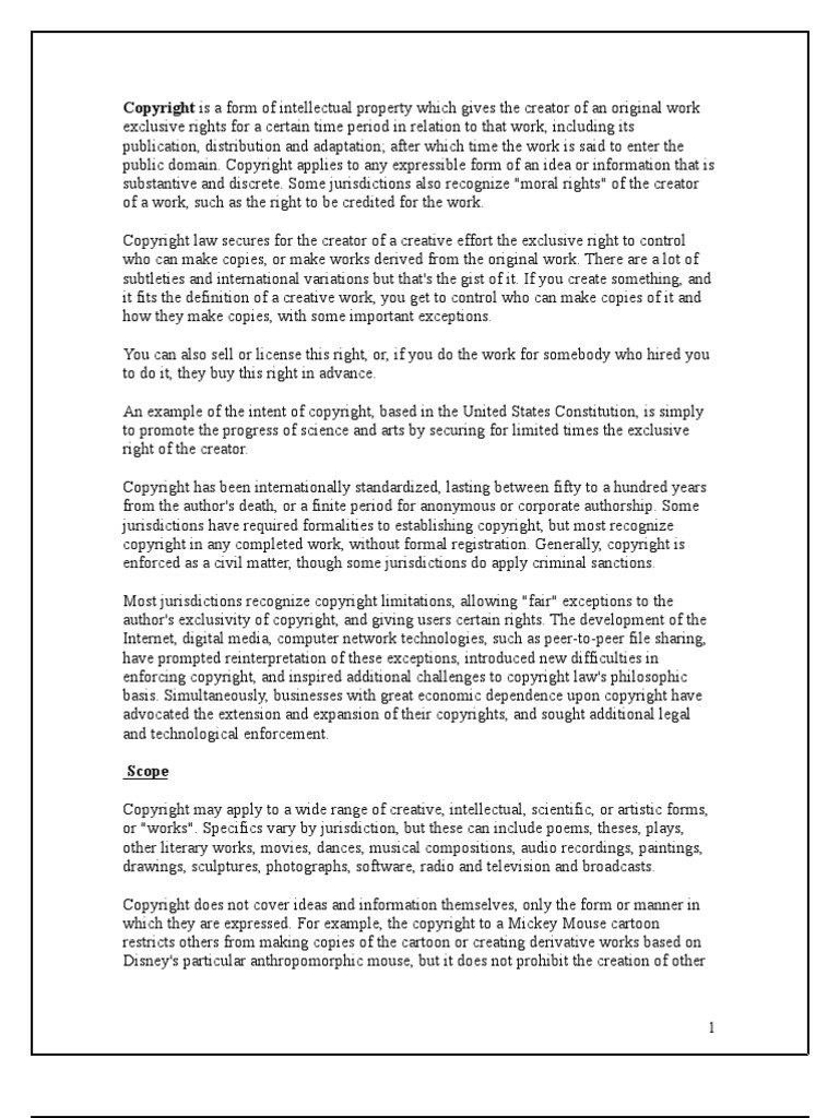 Understanding Copyright Ownership | PDF | Copyright | Copyright ...