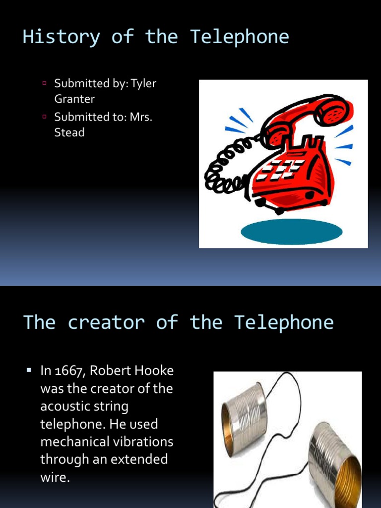 Evolution of the Telephone History | PDF