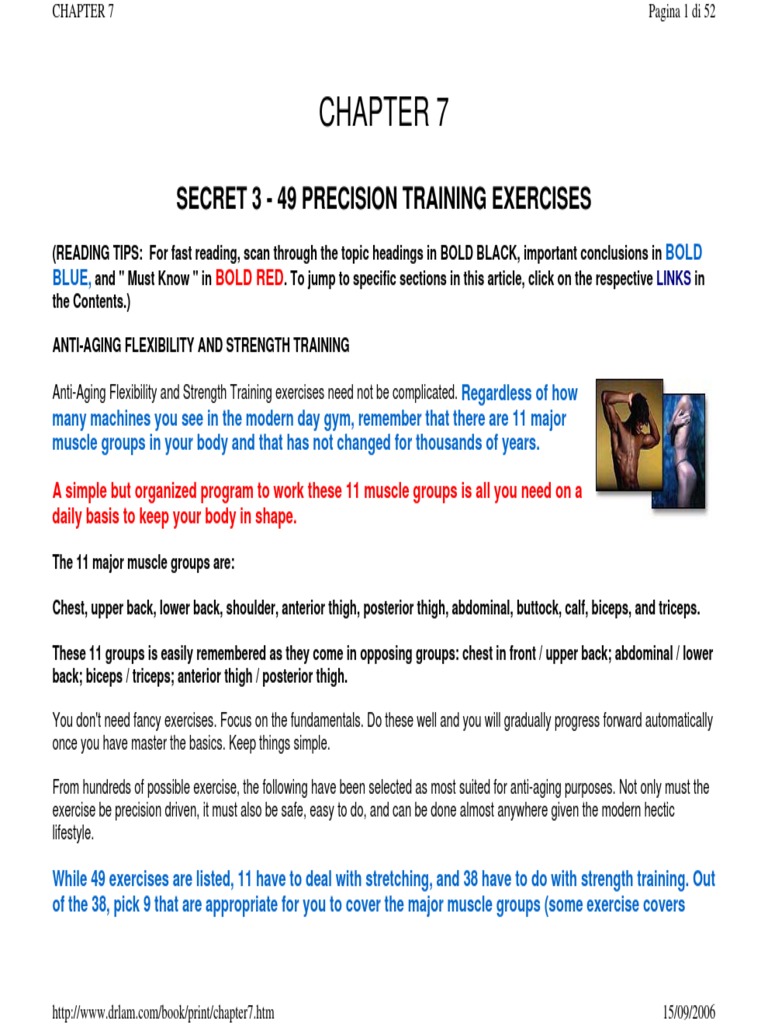 Muscle Stretch - 49 Precision Training Exercises PDF | PDF | Arm ...