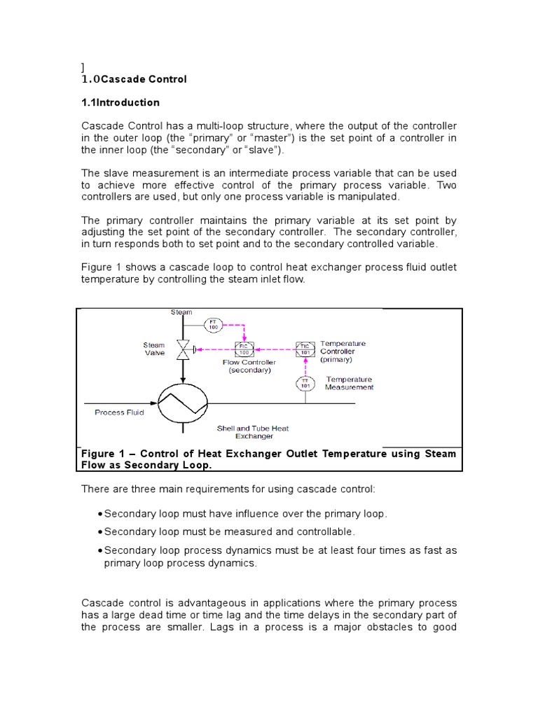 Cascade Control System Overview | PDF | Control System | Systems Theory
