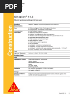 Sikashield w159 Ed15mm | PDF | Adhesive | Polyethylene