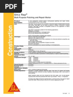 SikaQuick®-1000 Product Data Sheet | PDF | Concrete | Strength Of Materials