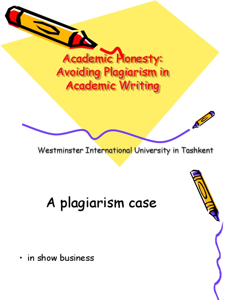 Lecture 2 Avoiding Plagiarism in Academic Writing.ppt | Plagiarism ...