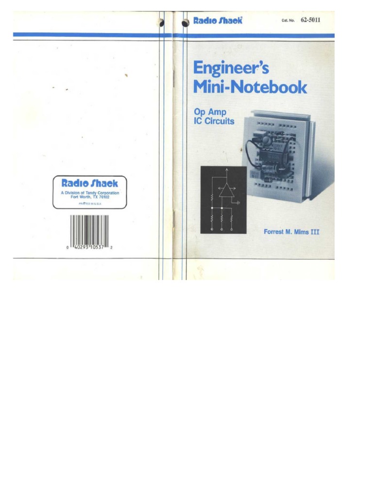 Forrest Mims-Engineer's Mini-Notebook Op Amp Ic Circuits (Radio Shack ...