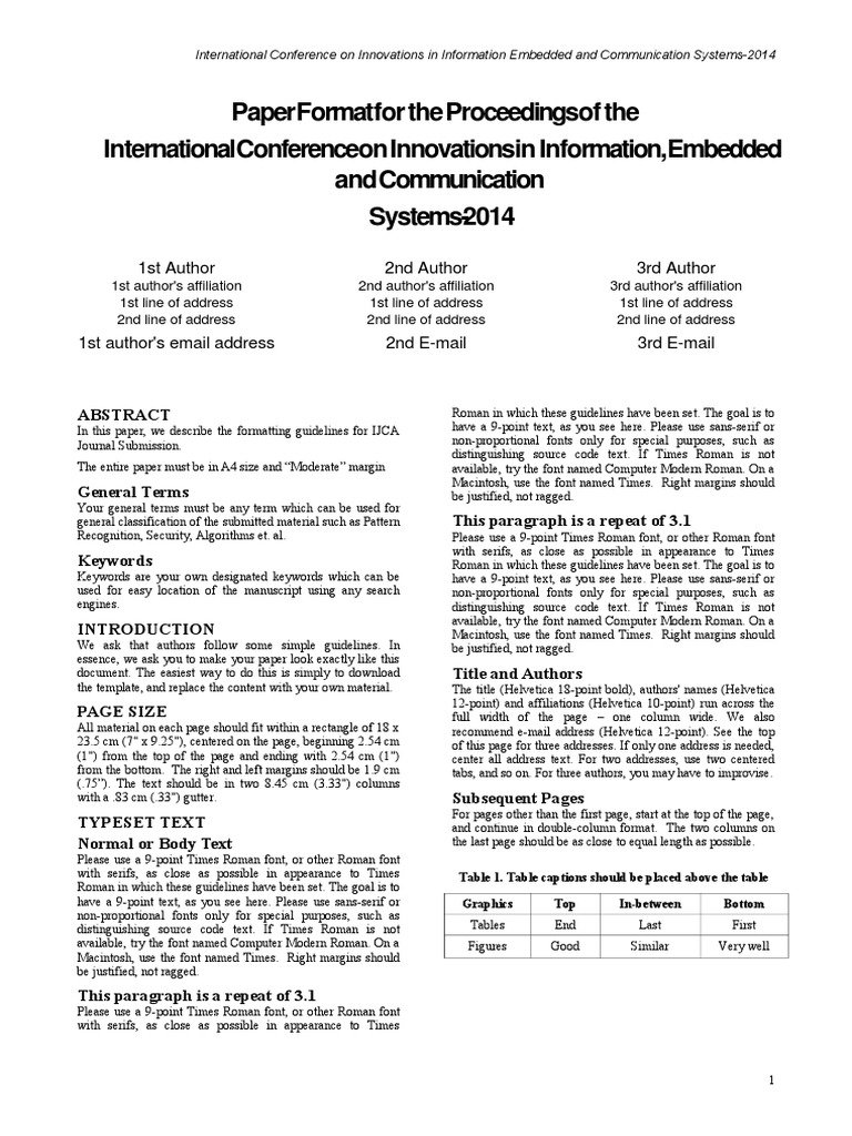 Paper Format For The Proceedings of The International Conference On ...
