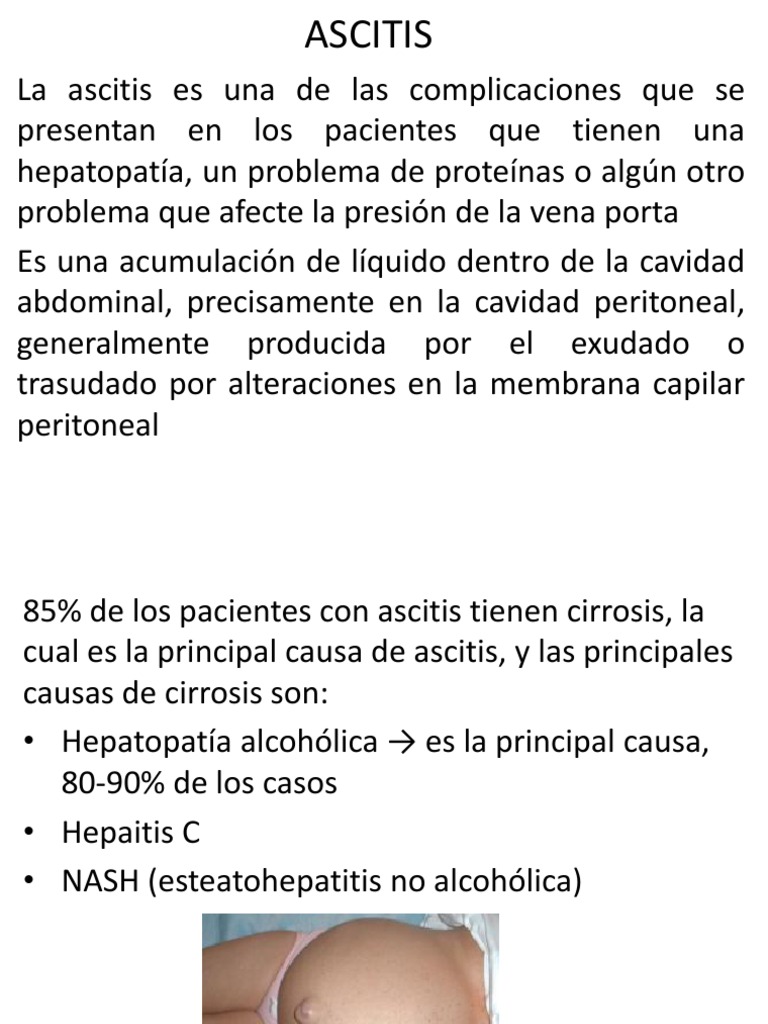 ASCITIS | PDF | Cirrosis | Cáncer
