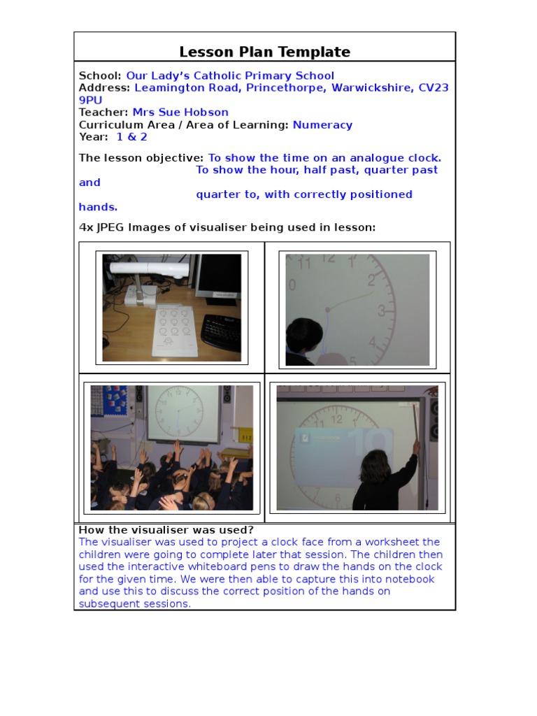 Numeracy, Year 1&2, Our Lady's Catholic Primary School | PDF