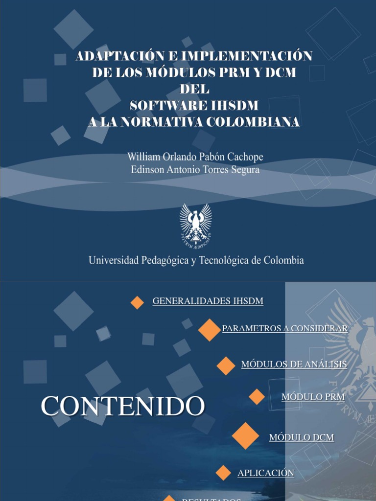 Presentación Ihsdm | PDF | Software | Science