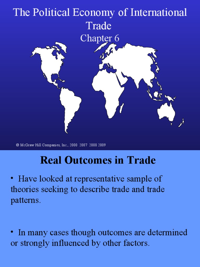 The Political Economy of International Trade | PDF | Tariff | Subsidy