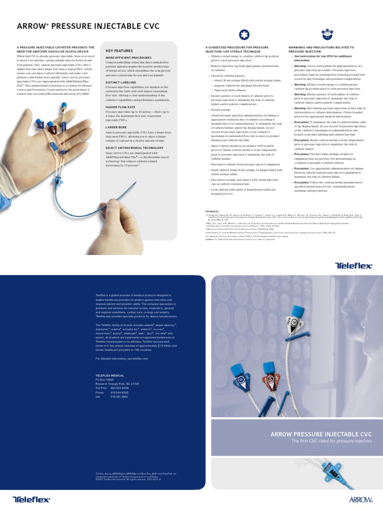 CVC Pressure Injectable Poster.pdf | Medicine | Clinical Medicine
