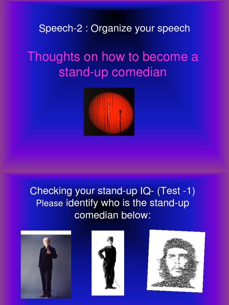 Guide to Crafting Your Stand-Up Routine | PDF | Stand Up Comedy | Humour
