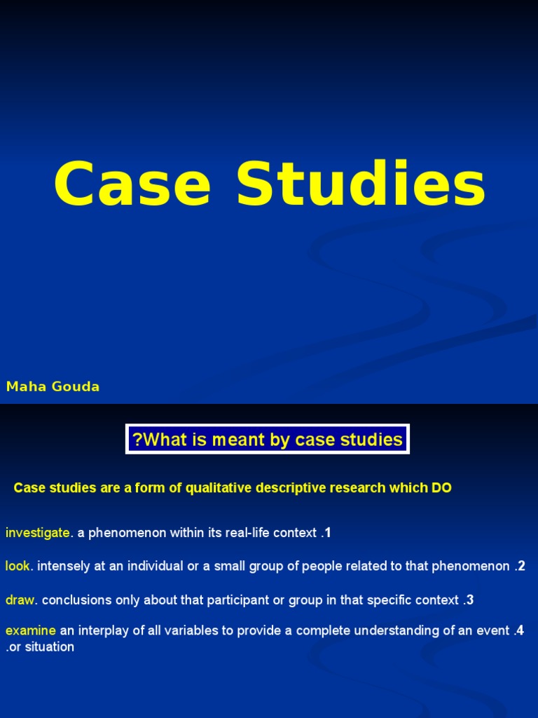Case Studies | PDF | Case Study | Hypothesis