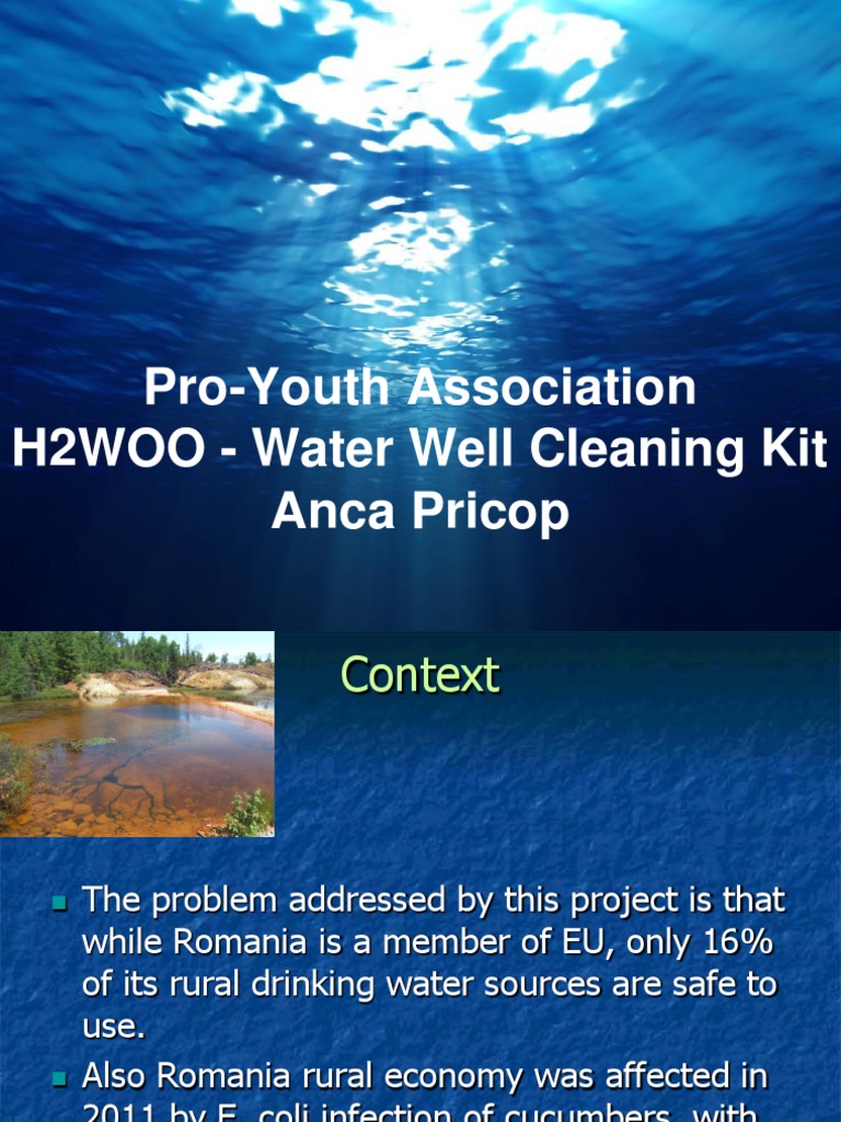H2WOO - Water Well Cleaning Kit | PDF | Filtration | Sewage Treatment