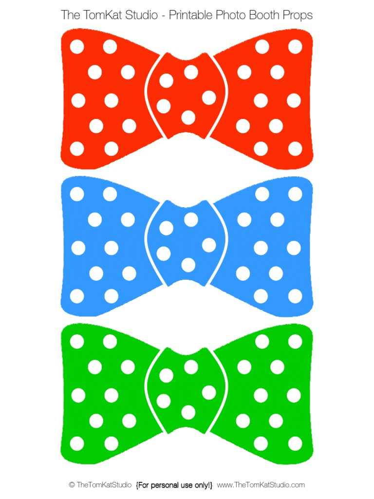 Printable Photo Booth Props by The TomKat Studio | PDF