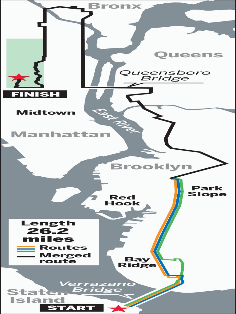 Marathon Map | PDF