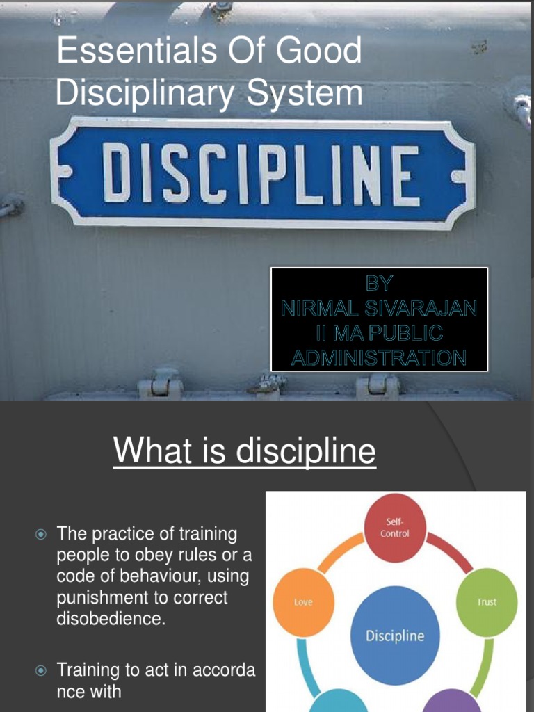 Essentials Of A Good Disciplinary System | Punishments | Crime & Violence