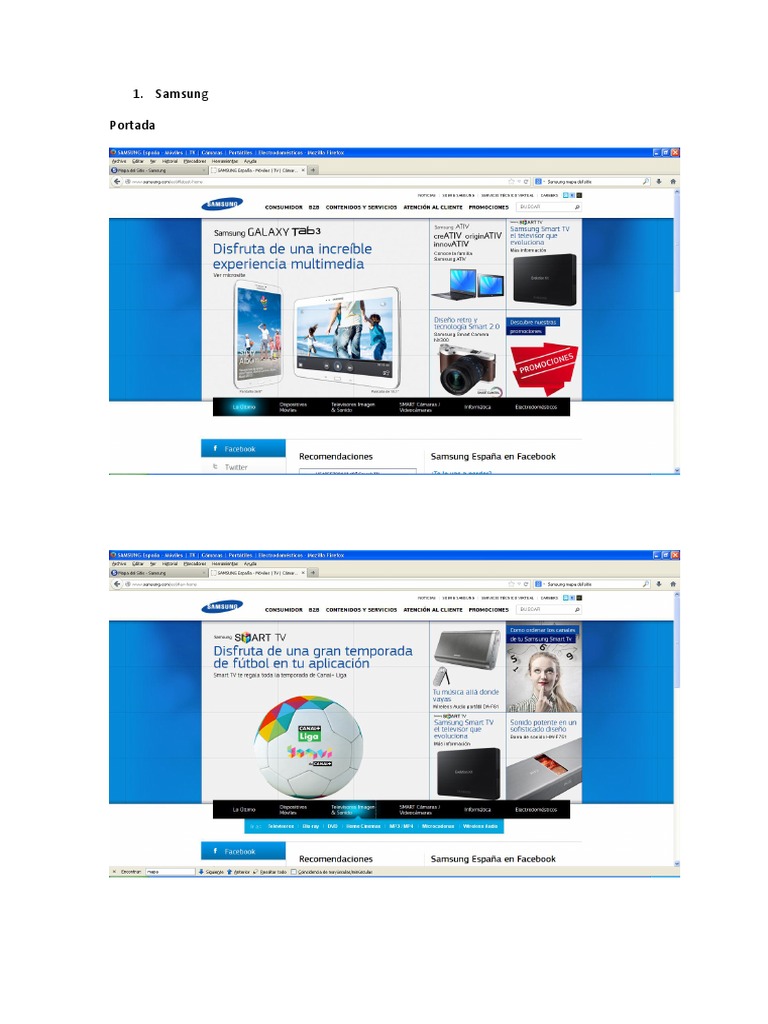 Análisis de Servicios de Samsung | PDF