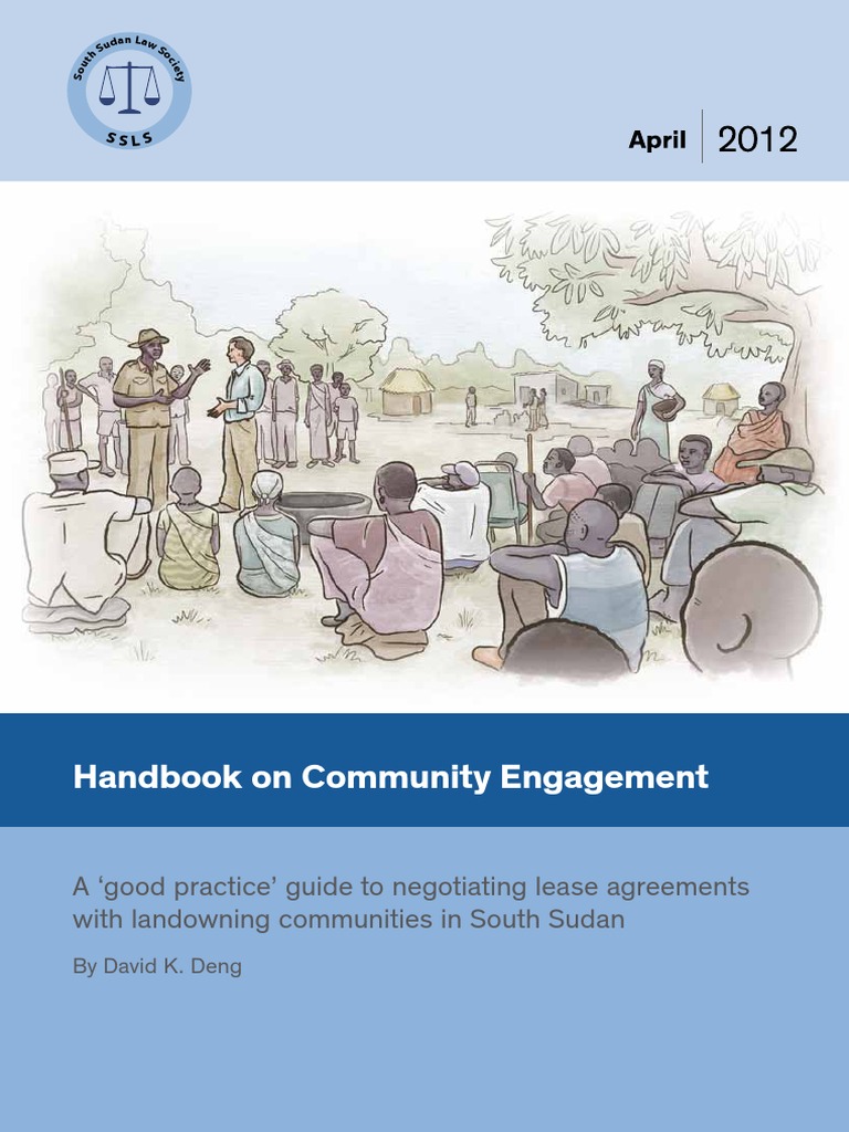 SSLS - Handbook On Community Engagement | PDF | South Sudan | Sudan